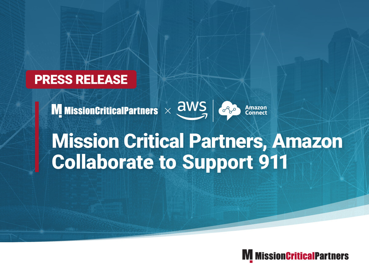 Mission Critical Partners, Amazon Collaborating to Support 911